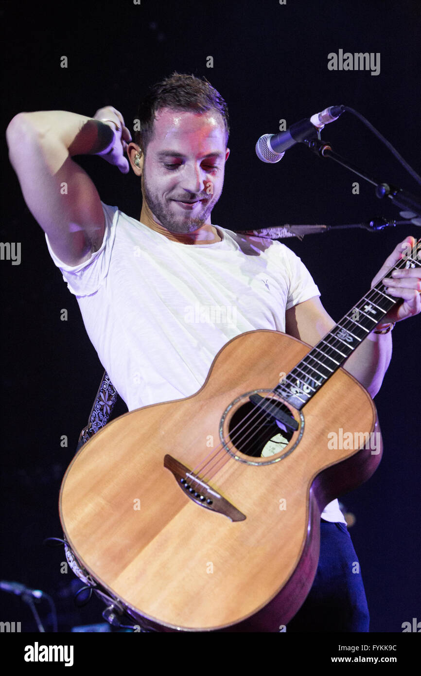 Milan Italy. 26th April 2016. The English singer-songwriter JAMES ...