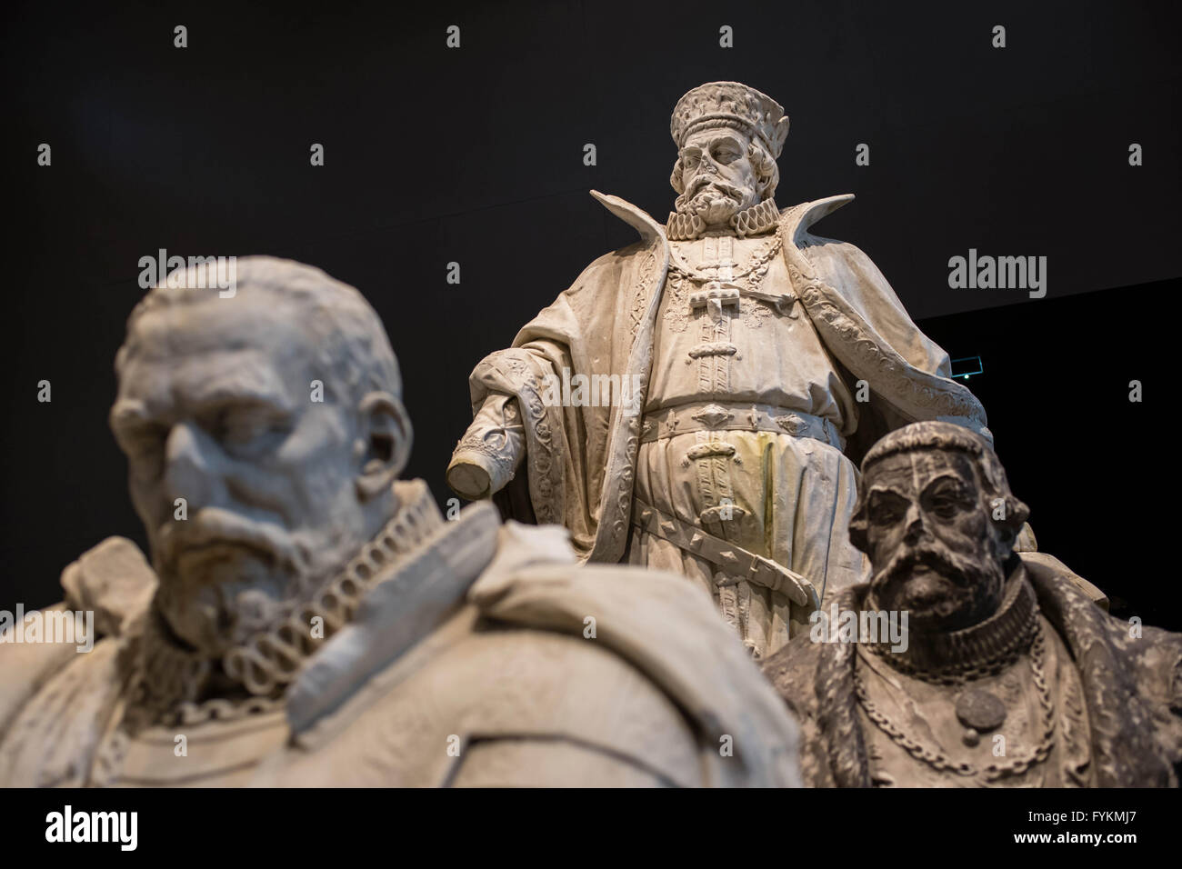 The monuments of Count Rochus von Lynar (L-R), John George, Elector of ...