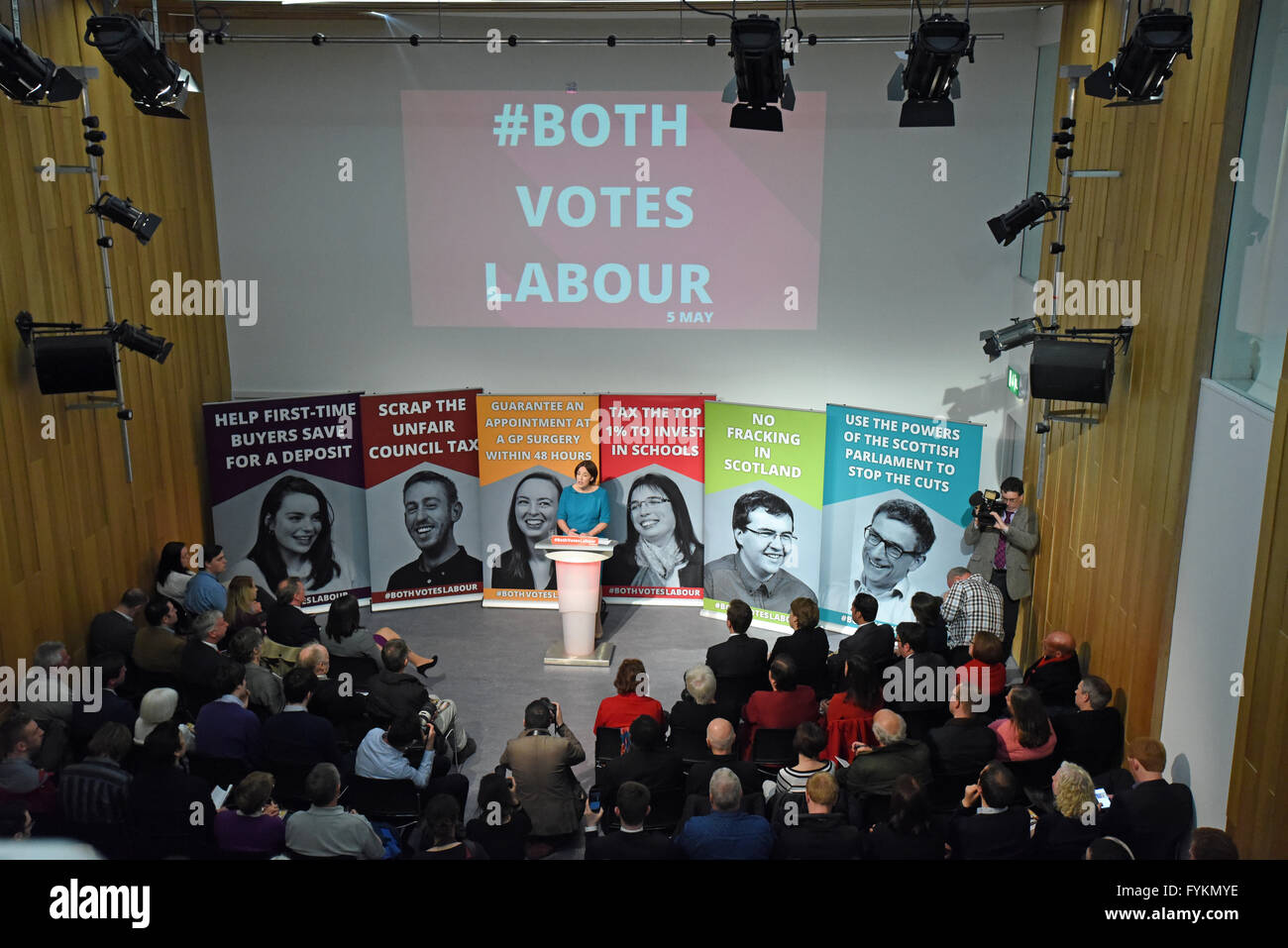 Edinburgh, Scotland, United Kingdom, 27, April, 2016. Scottish Labour ...