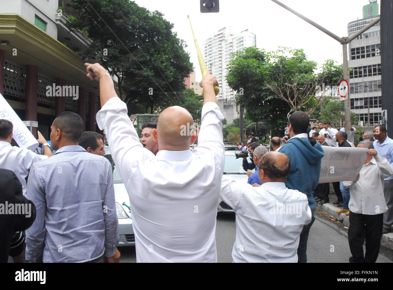 SAO PAULO, Brazil - 04/27/2016: UBER OF VOTING IN HALL OF SP - Taxi ...