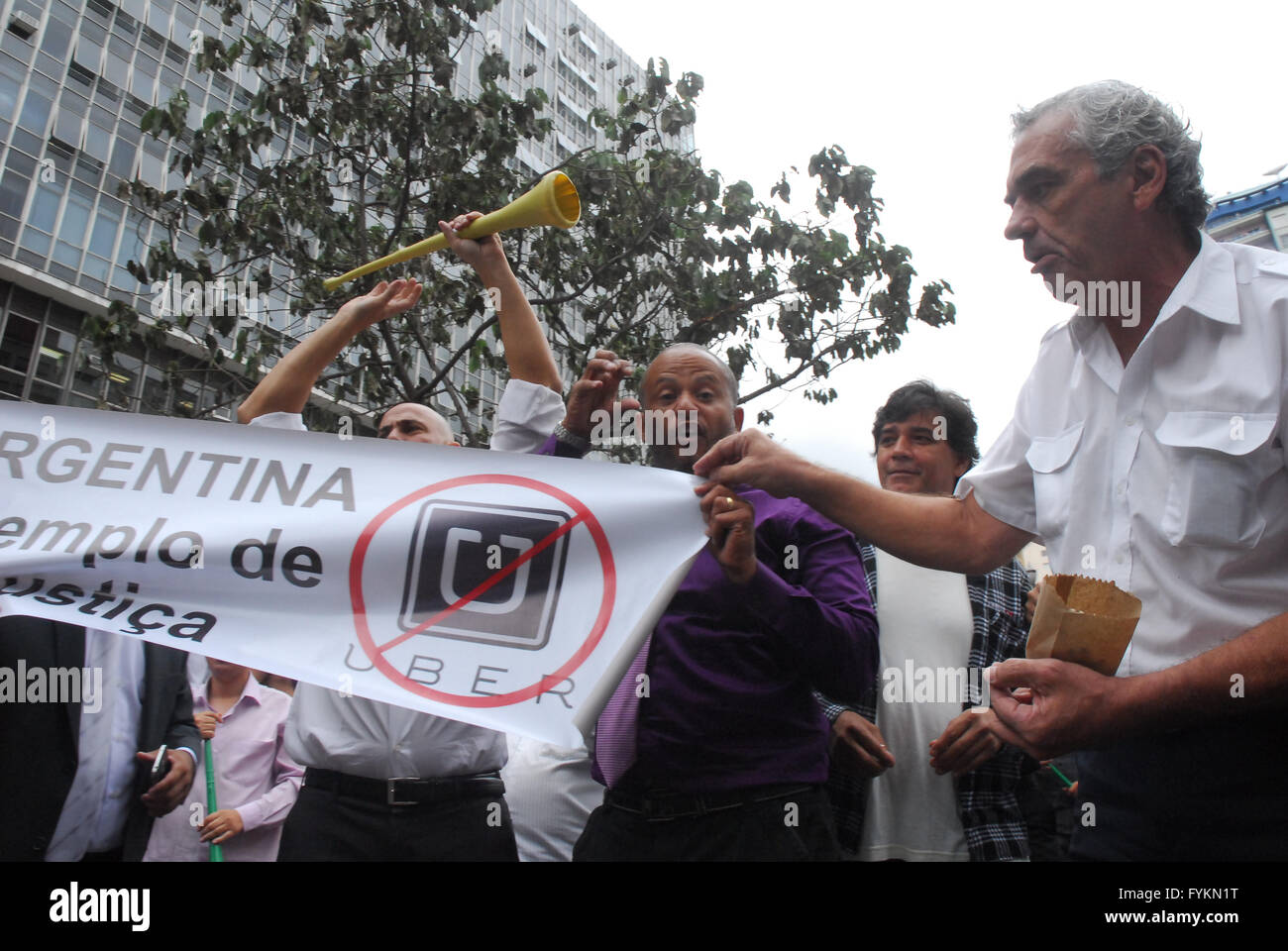 SAO PAULO, Brazil - 04/27/2016: UBER OF VOTING IN HALL OF SP - Taxi ...