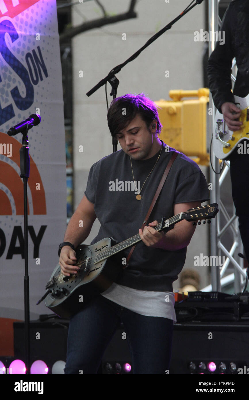 New York, New York, USA. 26th Apr, 2016. The Band Perry performs for ...