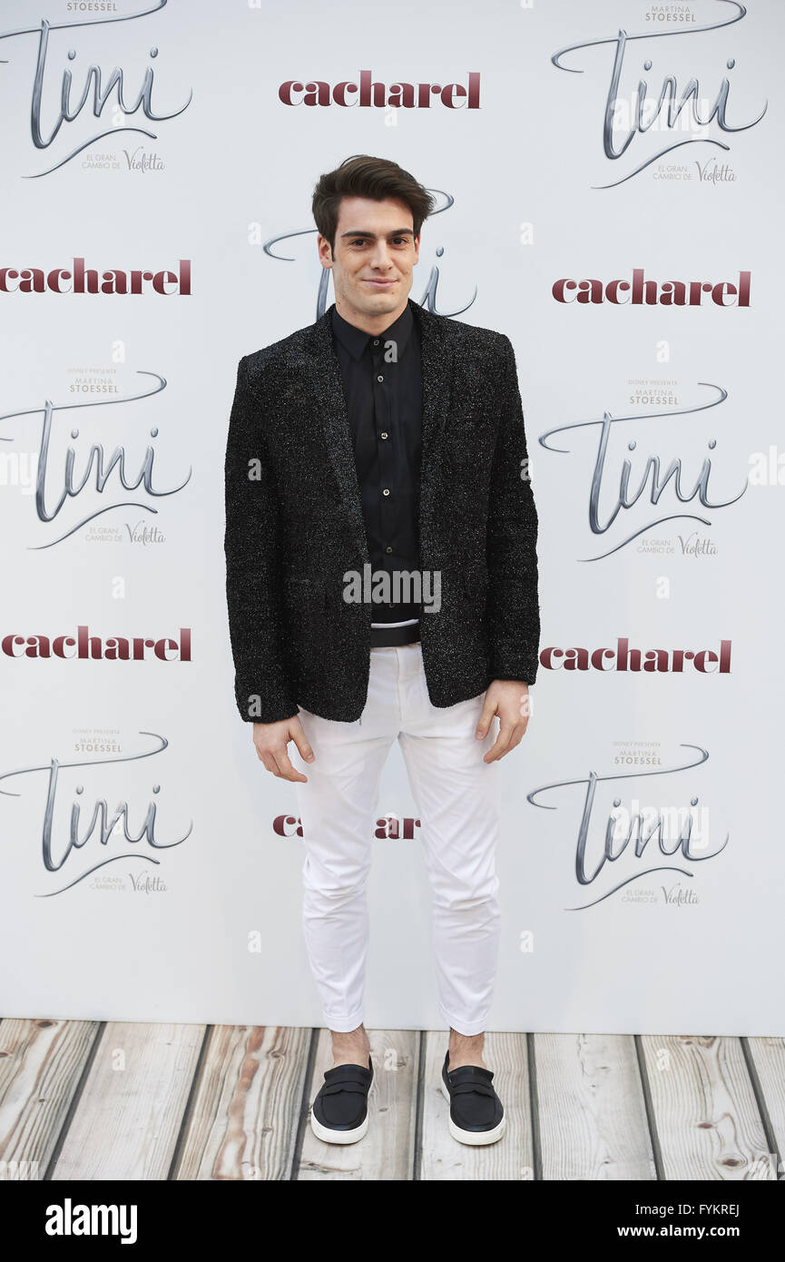 Madrid, Madrid, Spain. 27th Apr, 2016. Pasquale Di Nuzzo attended 'Tini ...