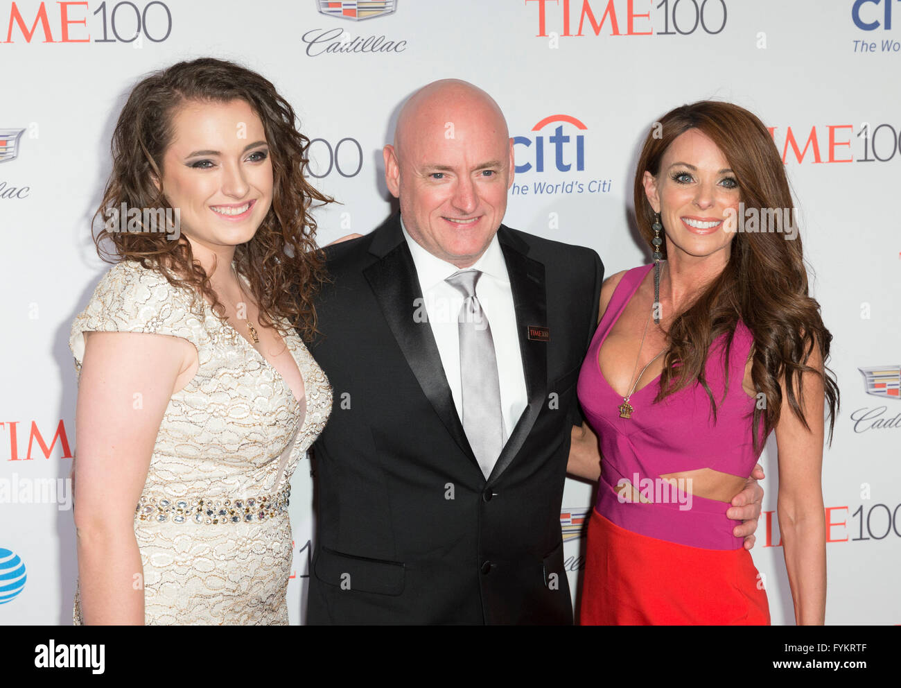 New York, USA. 26th April, 2016. Kelly Scott (C) attends Time 100 gala ...