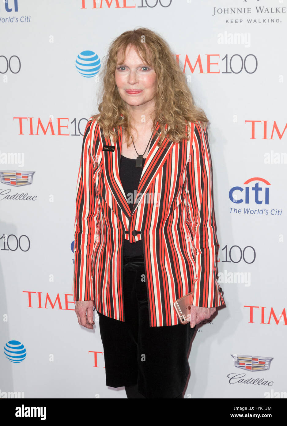 New York, USA. 26th April, 2016. Mia Farrow attends Time 100 gala at ...