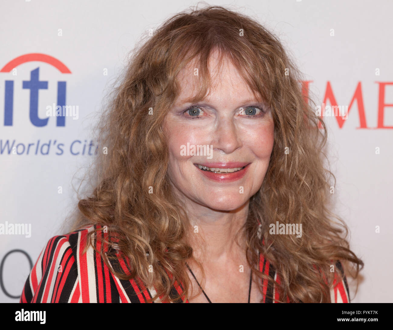 New York, USA. 26th April, 2016. Mia Farrow attends Time 100 gala at ...