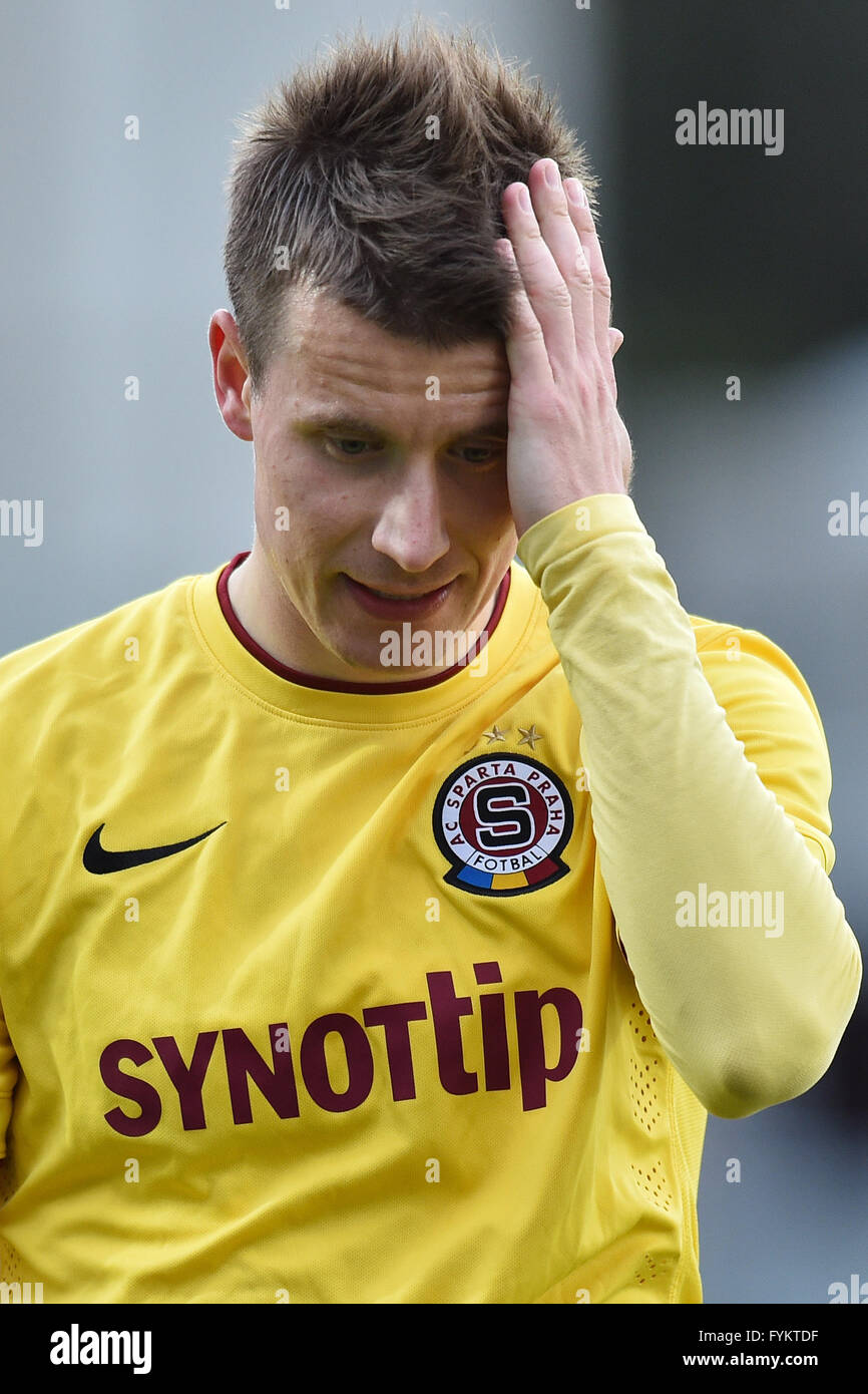 Lukas Marecek of Sparta during the Czech Football Association (CMFS ...