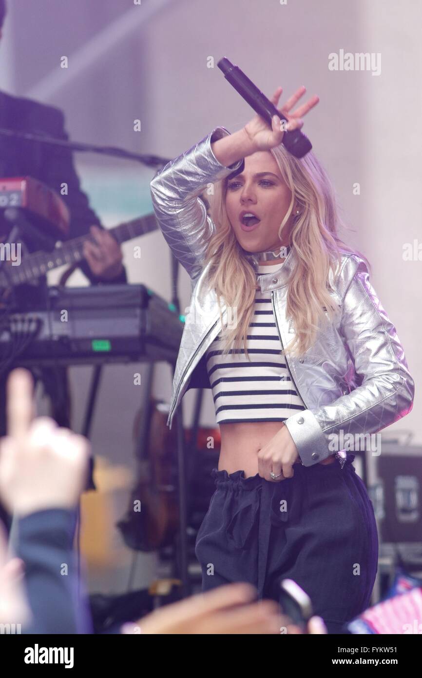 New York, NY, USA. 27th Apr, 2016. Kimberly Perry on stage for NBC ...