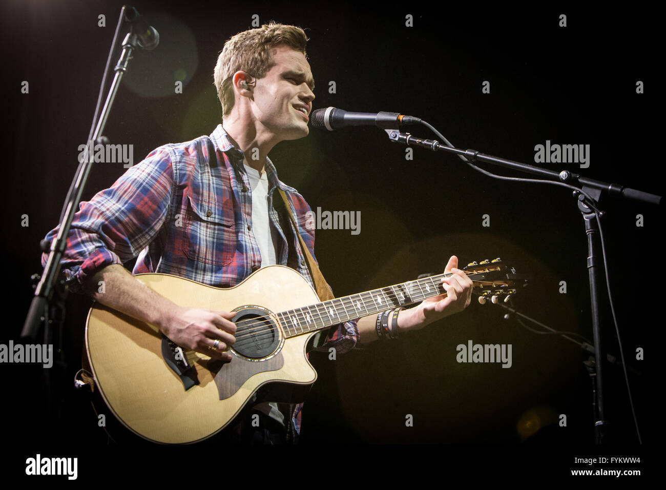 Milan Italy. 27th April 2016. The British singer-songwriter JAMES TW ...