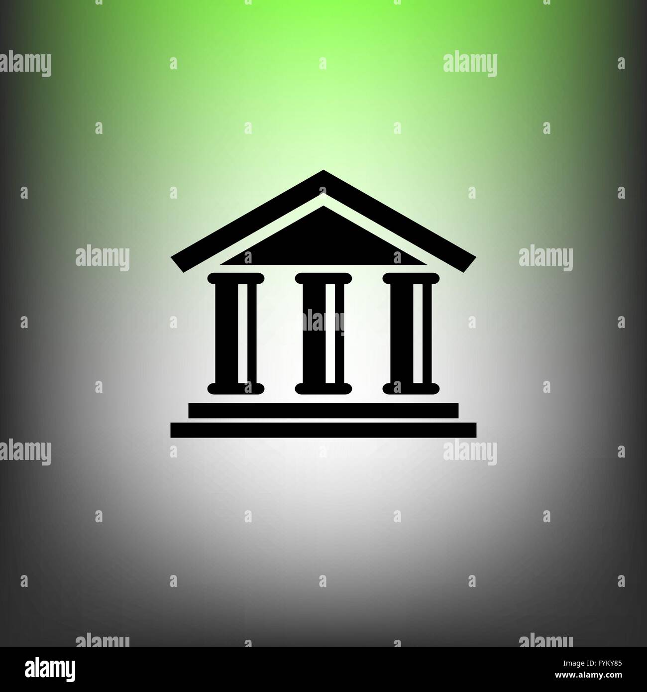 Bank exterior sign Stock Vector Images - Alamy