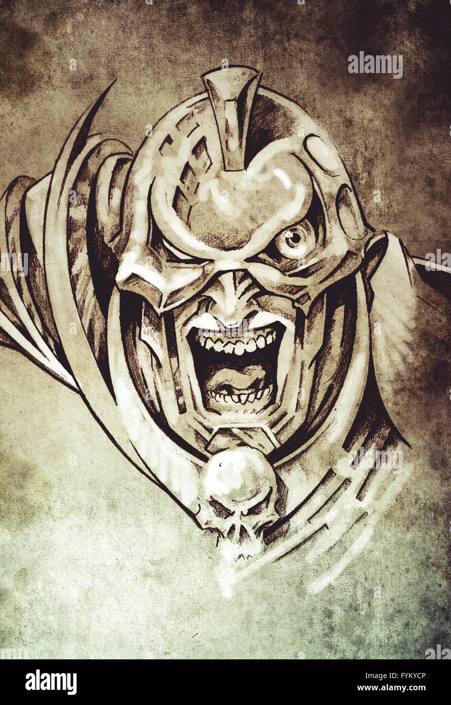 Future Warrior Drawing