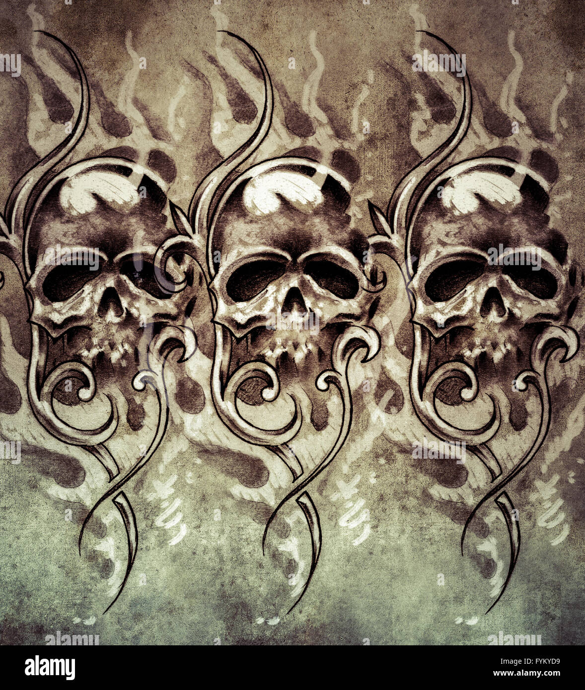 Playing card tattoo hi-res stock photography and images - Alamy