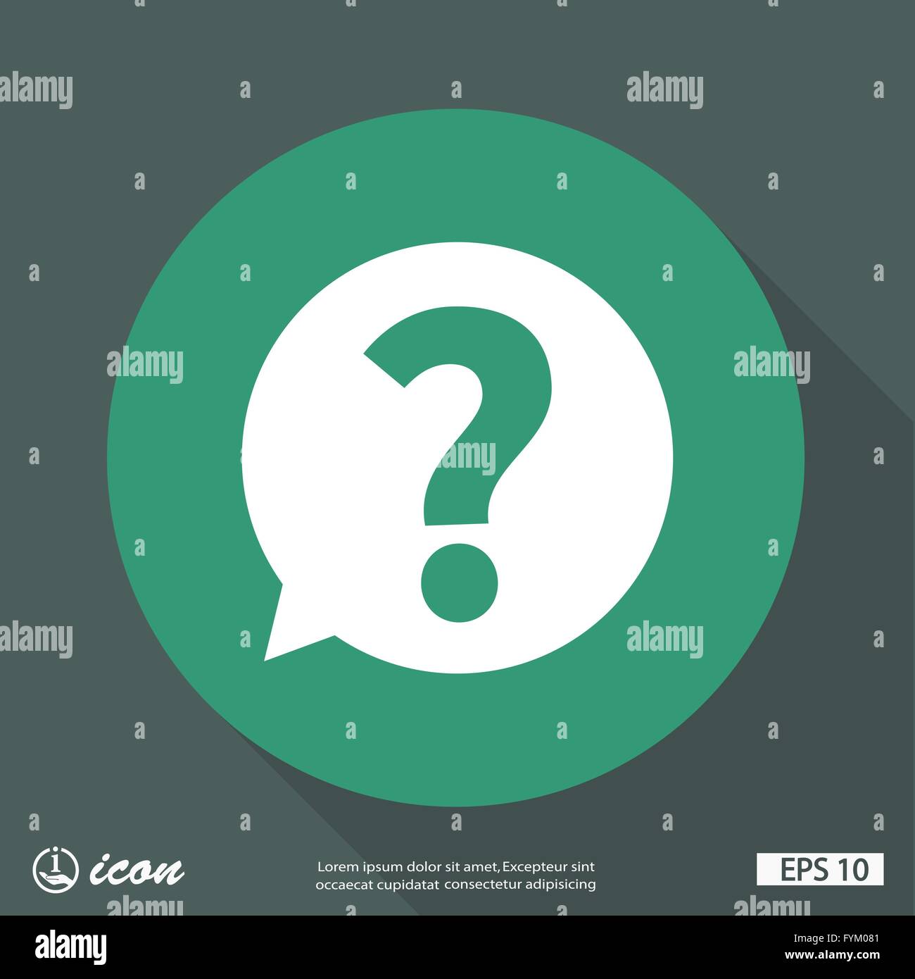 Pictograph of question mark Stock Vector Image & Art - Alamy