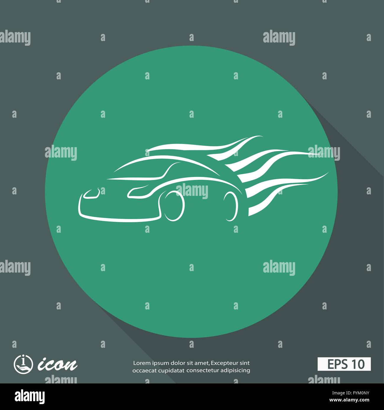 Pictograph of car Stock Vector Image & Art - Alamy