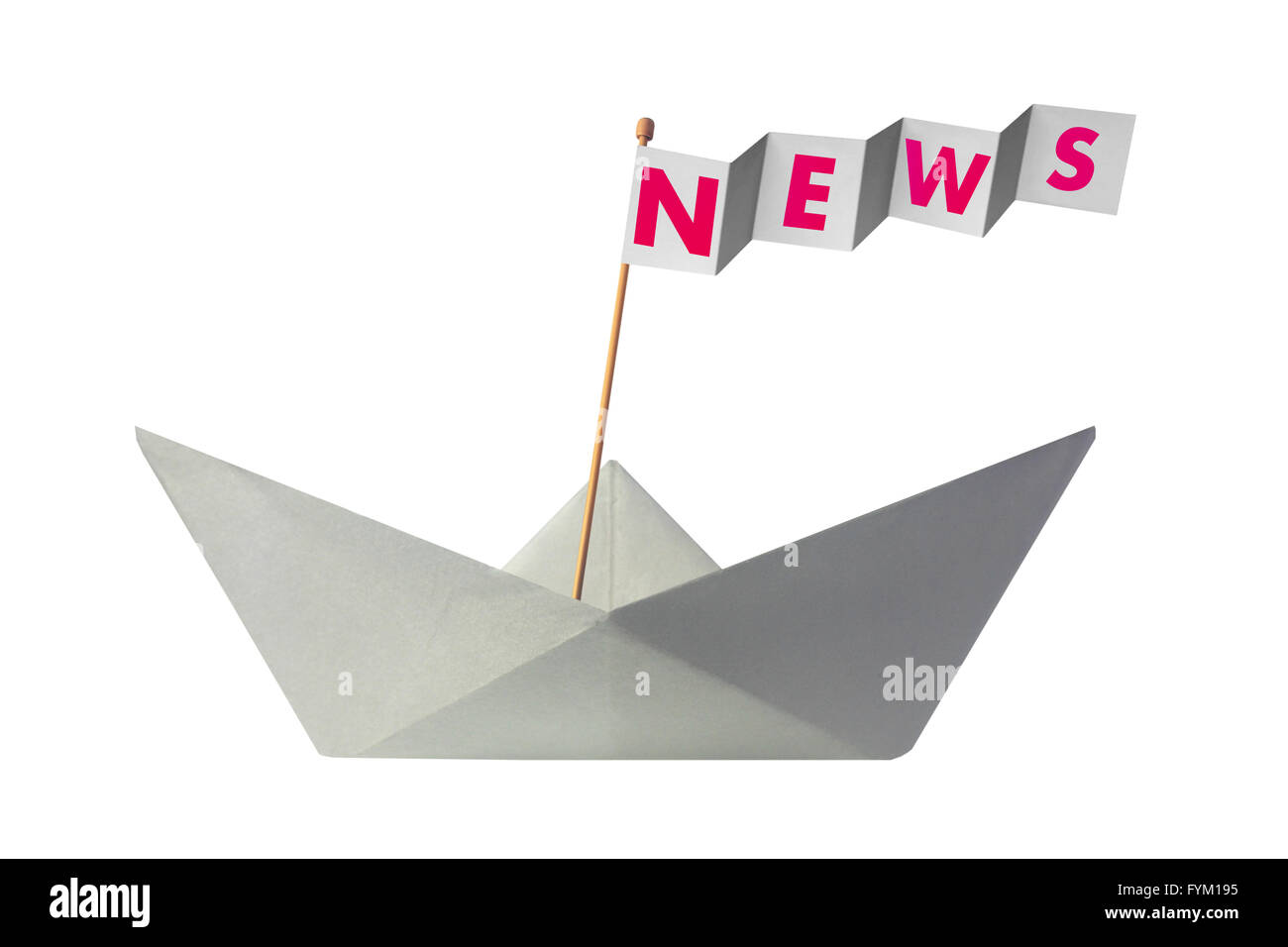 Origami writing Cut Out Stock Images & Pictures - Alamy