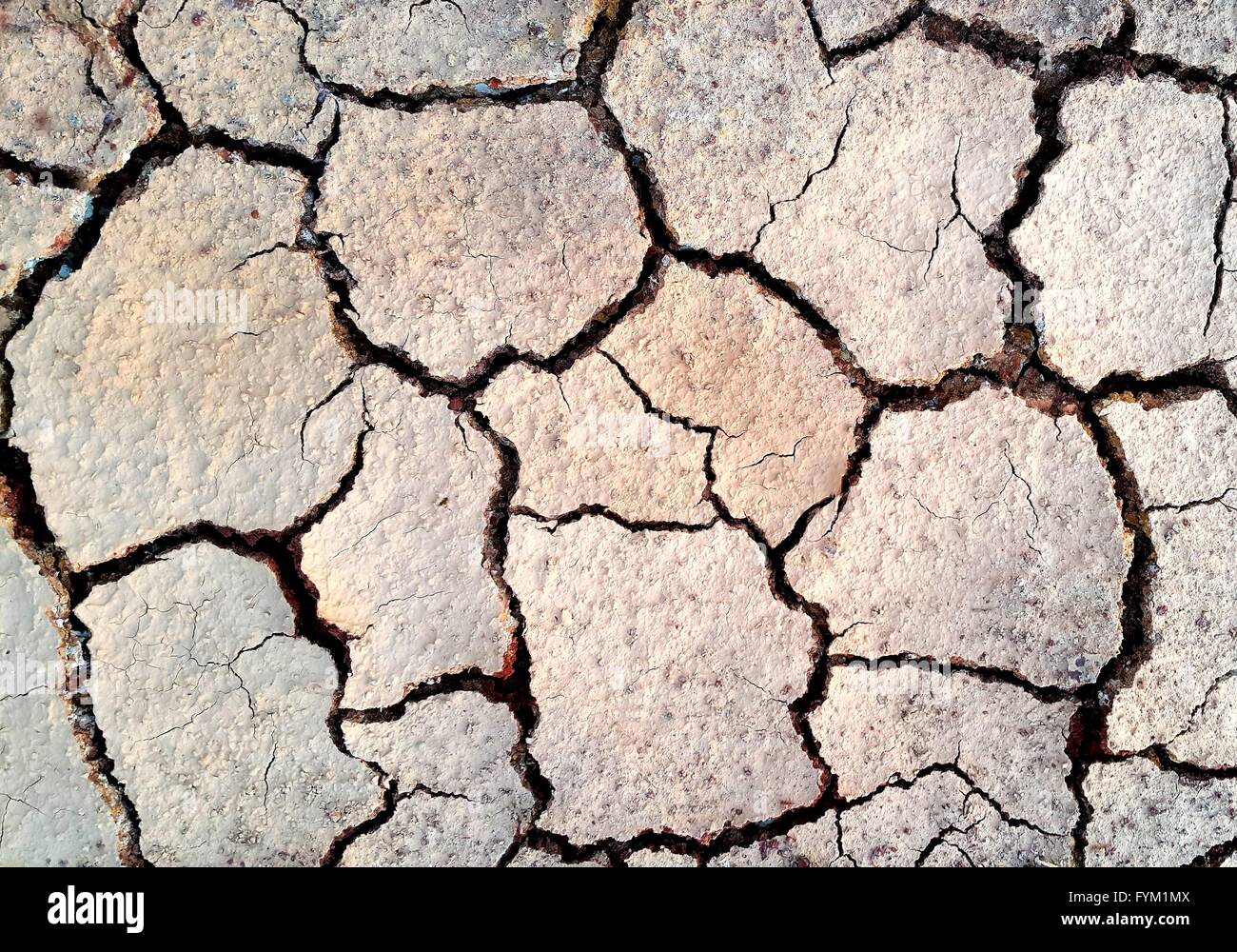 Dry and Cracked ground Stock Photo - Alamy