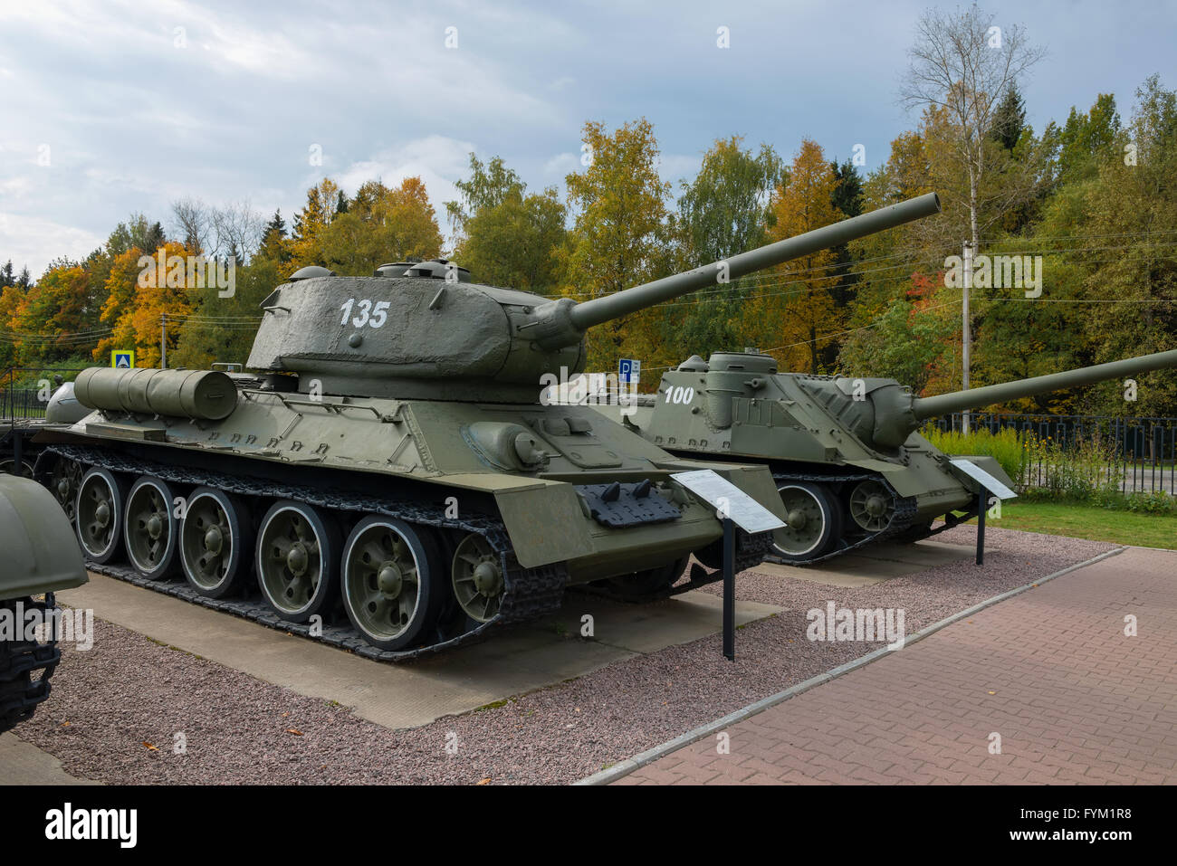 The Soviet tank T-34 of times of the Second World War Stock Photo - Alamy