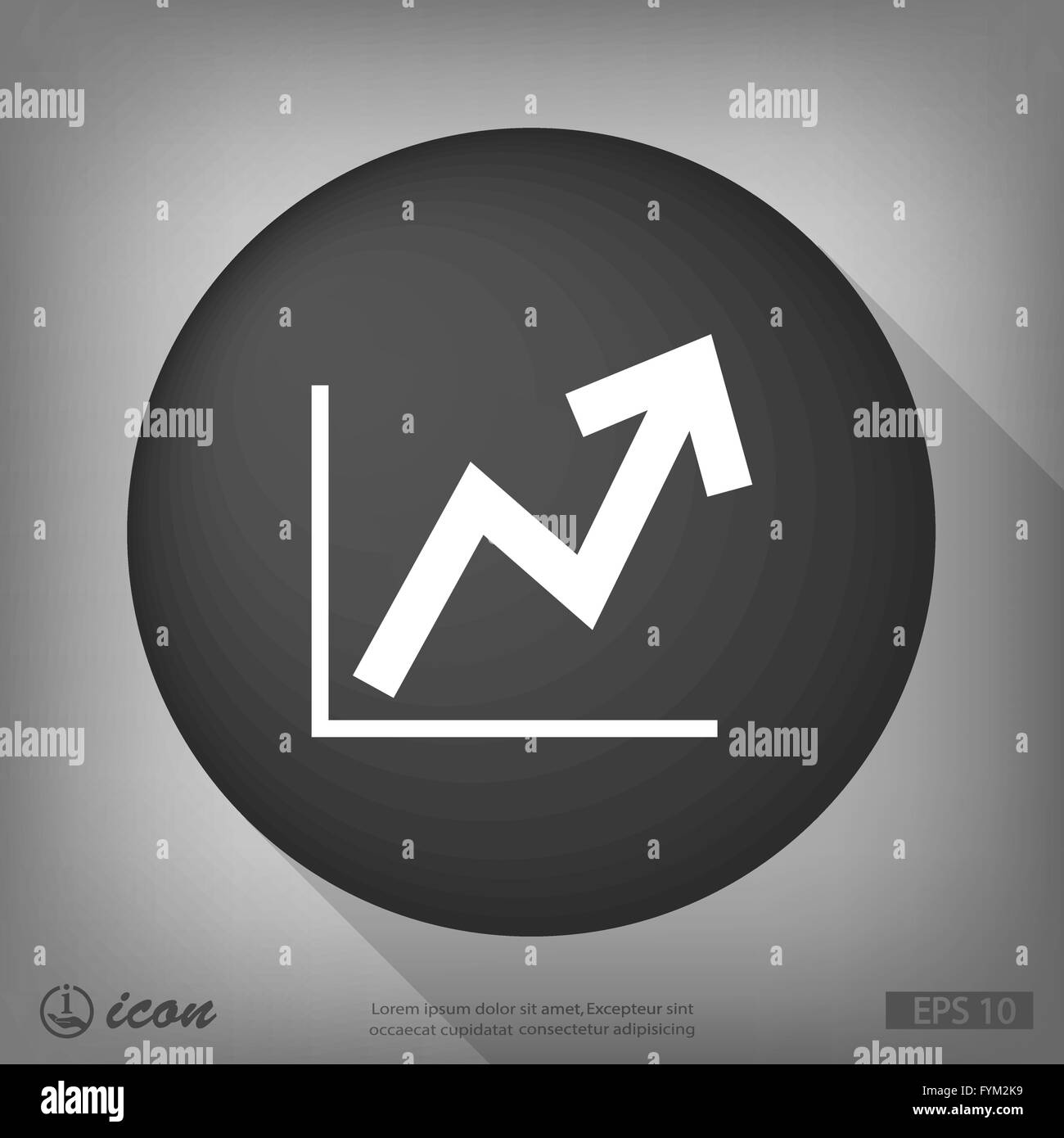 Pictograph of graph Stock Vector Image & Art - Alamy