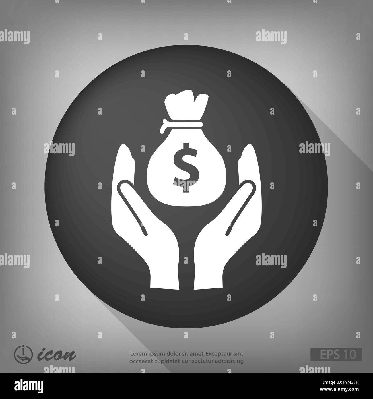 Money shadow Black and White Stock Photos & Images - Alamy