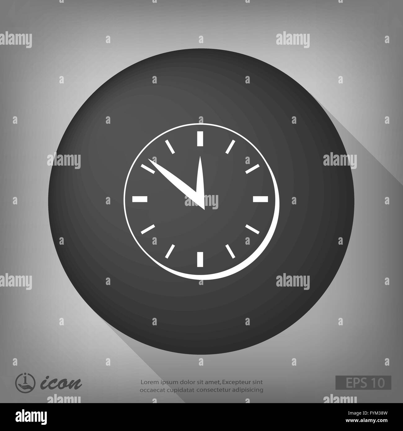Clock side Black and White Stock Photos & Images - Alamy