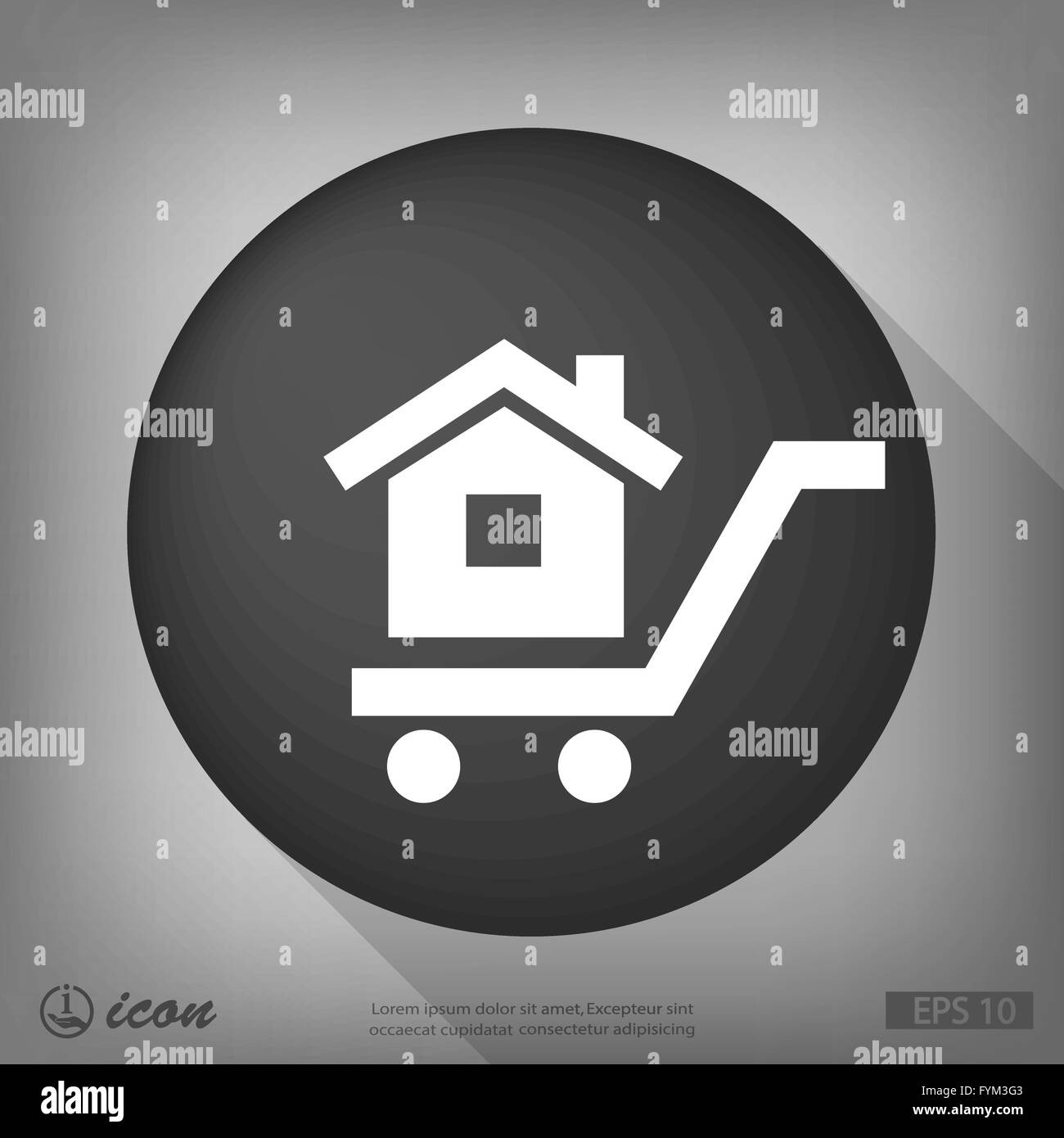 Pictograph of home Stock Vector Image & Art - Alamy