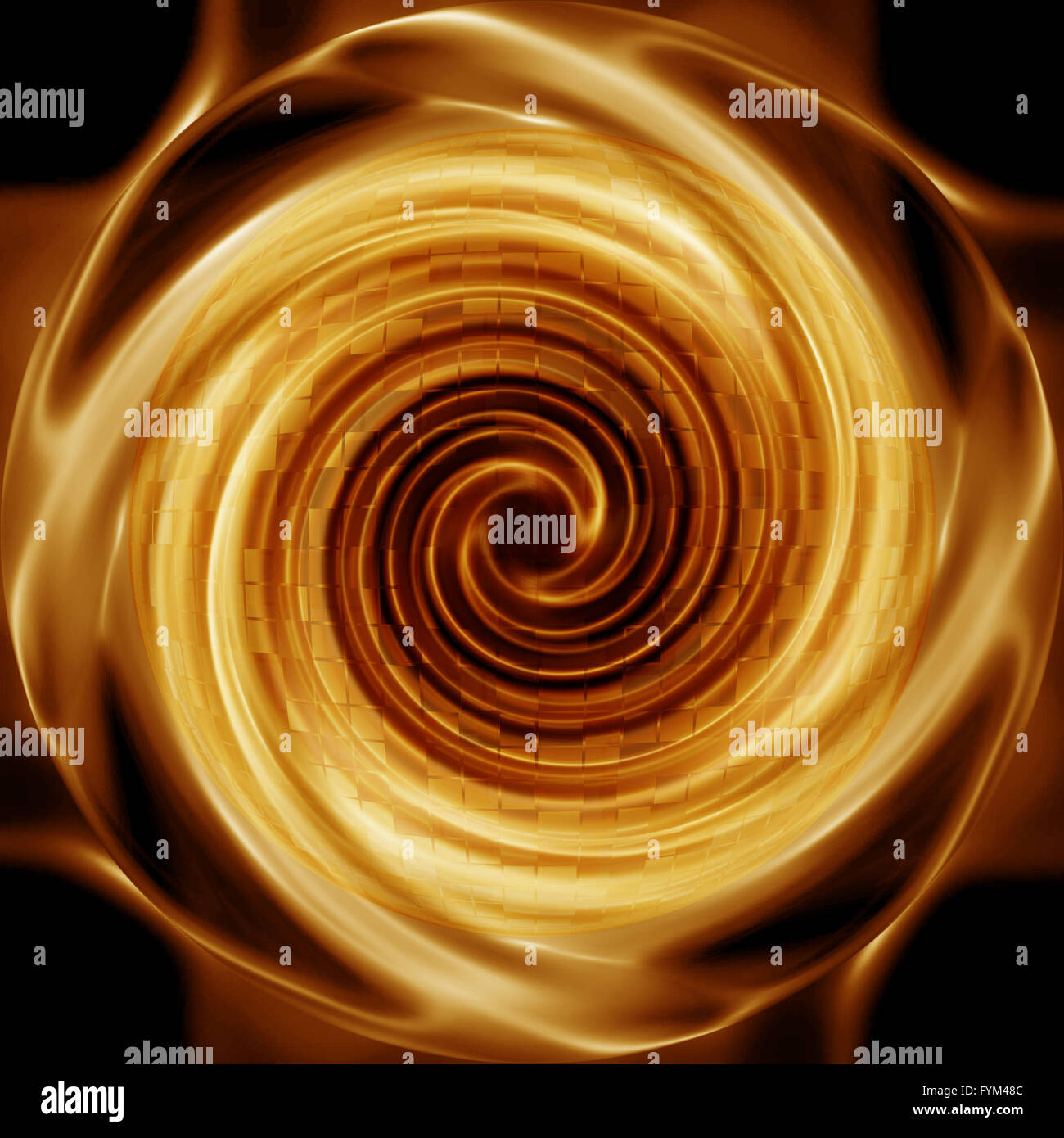 Abstract creative gold background in the style of mixed media Stock ...