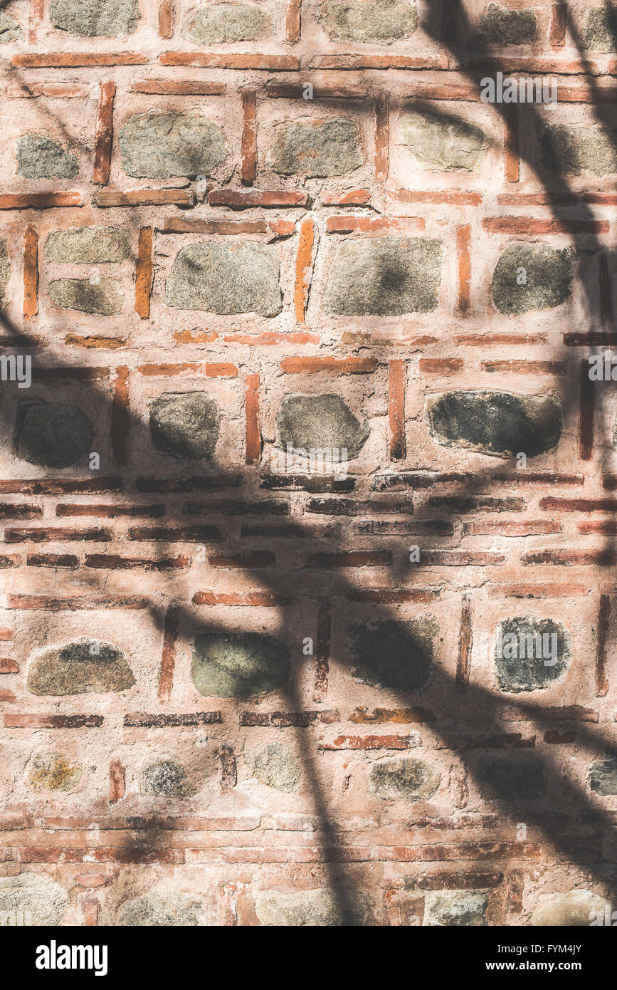 Ancient islamic wall on mosque. Bricks and stones Stock Photo - Alamy