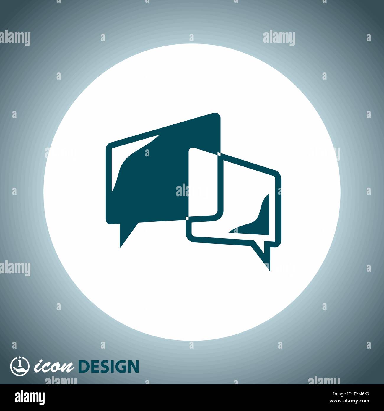 Pictograph of message or chat Stock Vector Image & Art - Alamy