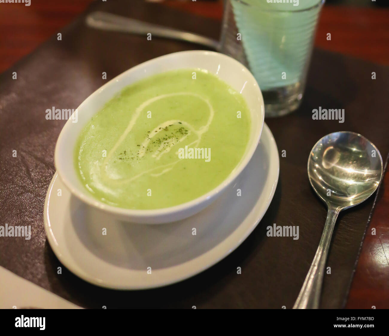 Green tea in bowl table bowl hi-res stock photography and images - Alamy