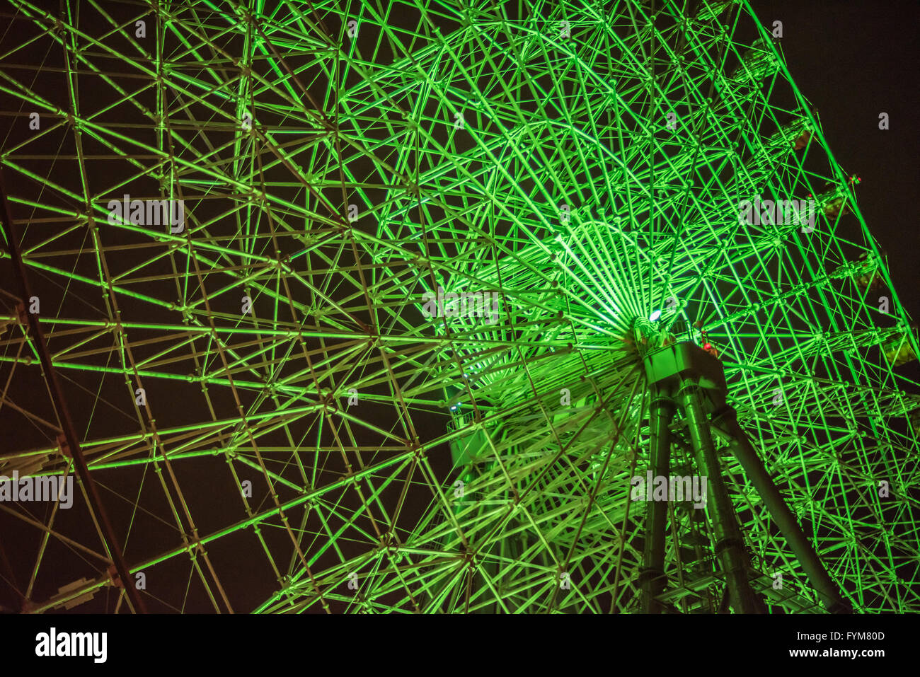 Ferris wheel at night Stock Photo - Alamy