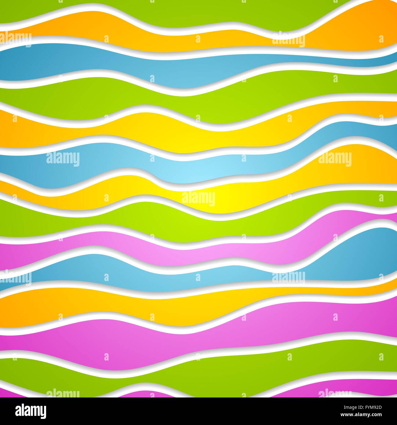 Abstract colorful waves. Vector design template Stock Photo - Alamy