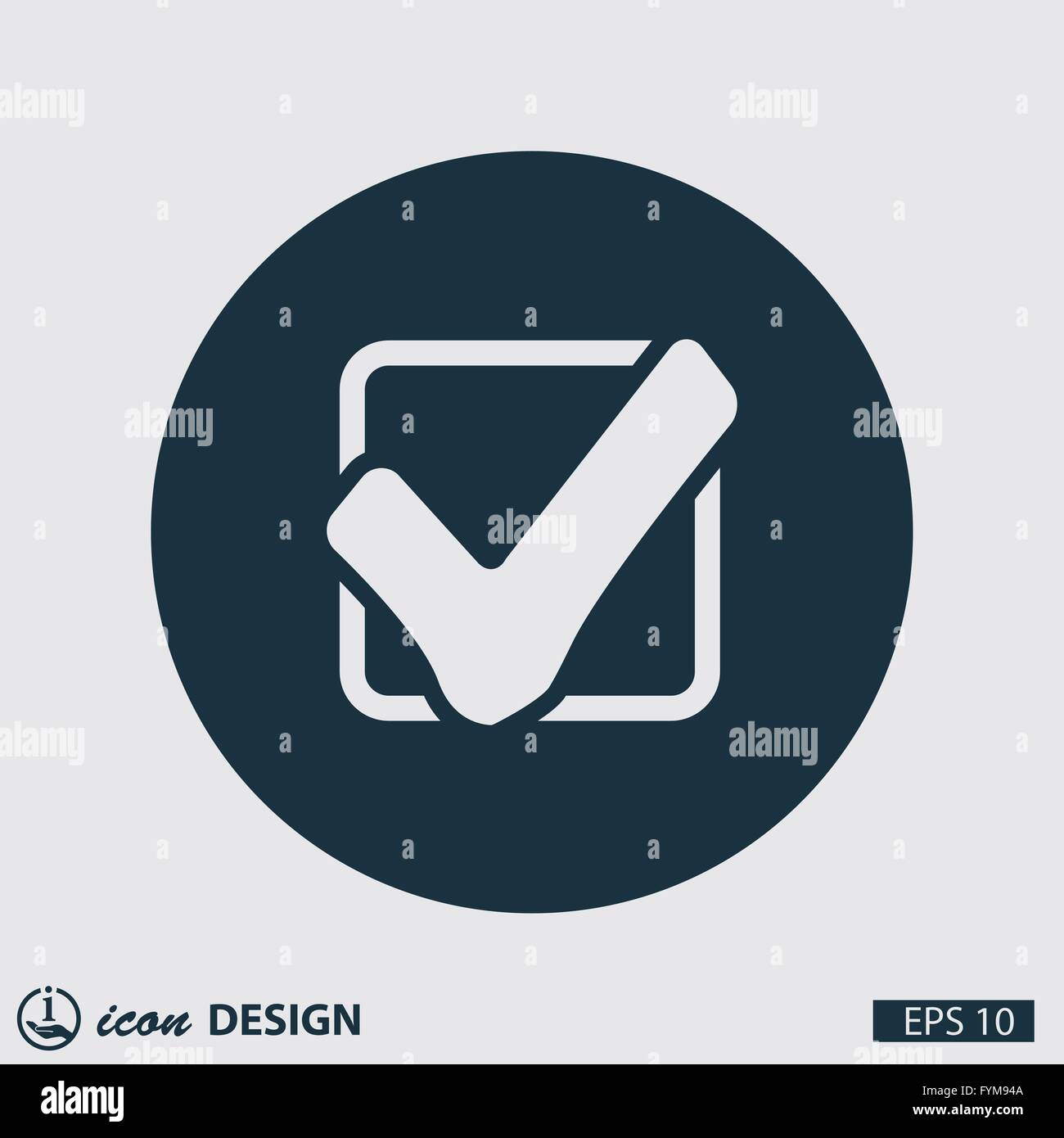 Pictograph check mark hi-res stock photography and images - Alamy