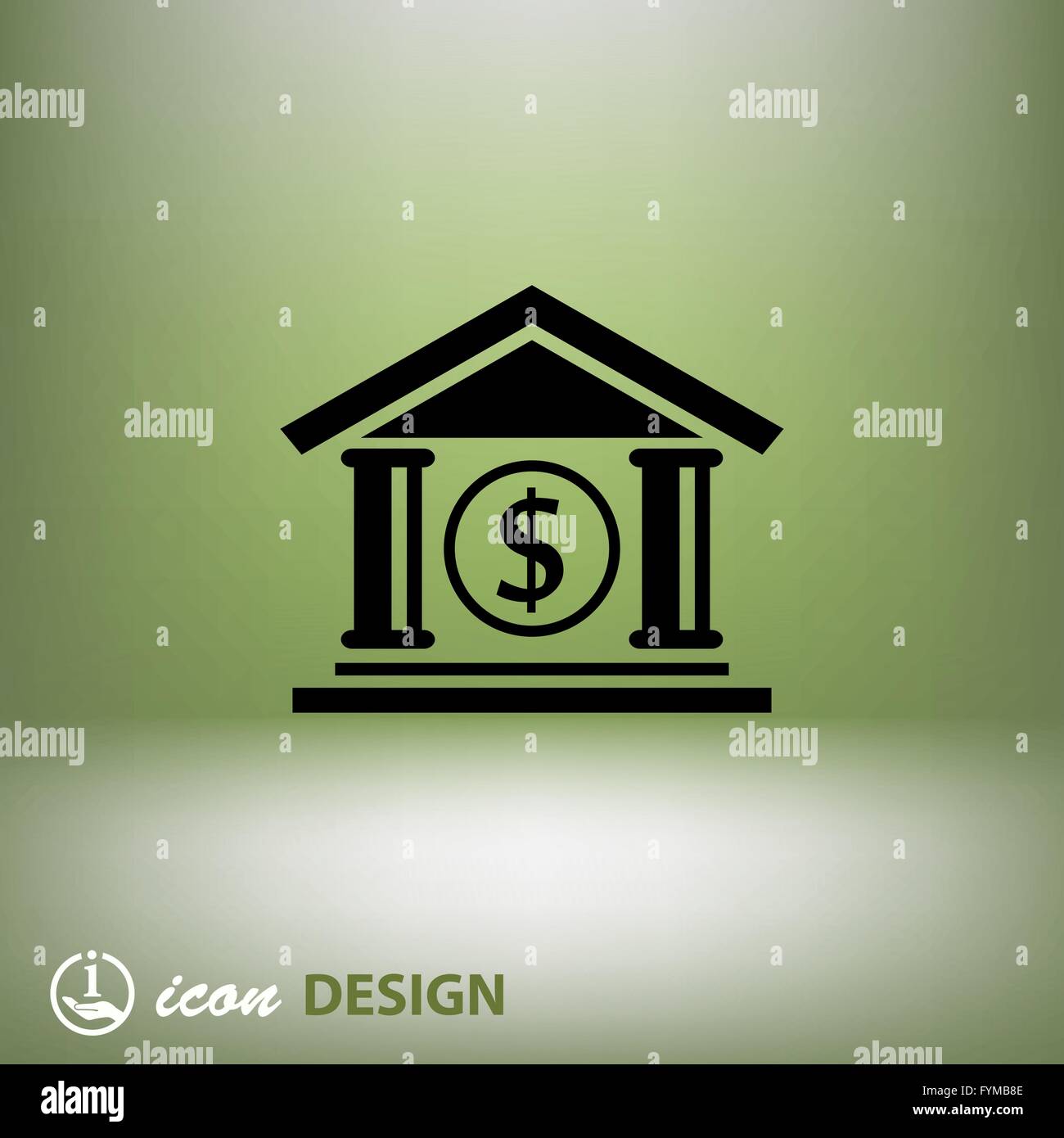 Pictograph of bank Stock Vector Image & Art - Alamy