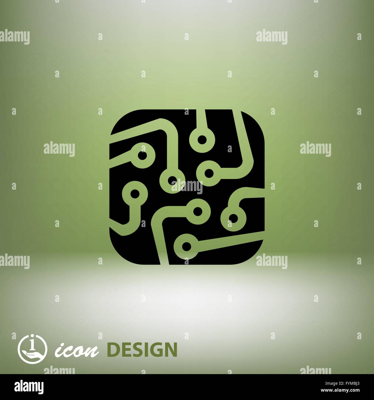 Pictograph of circuit board Stock Vector Image & Art - Alamy