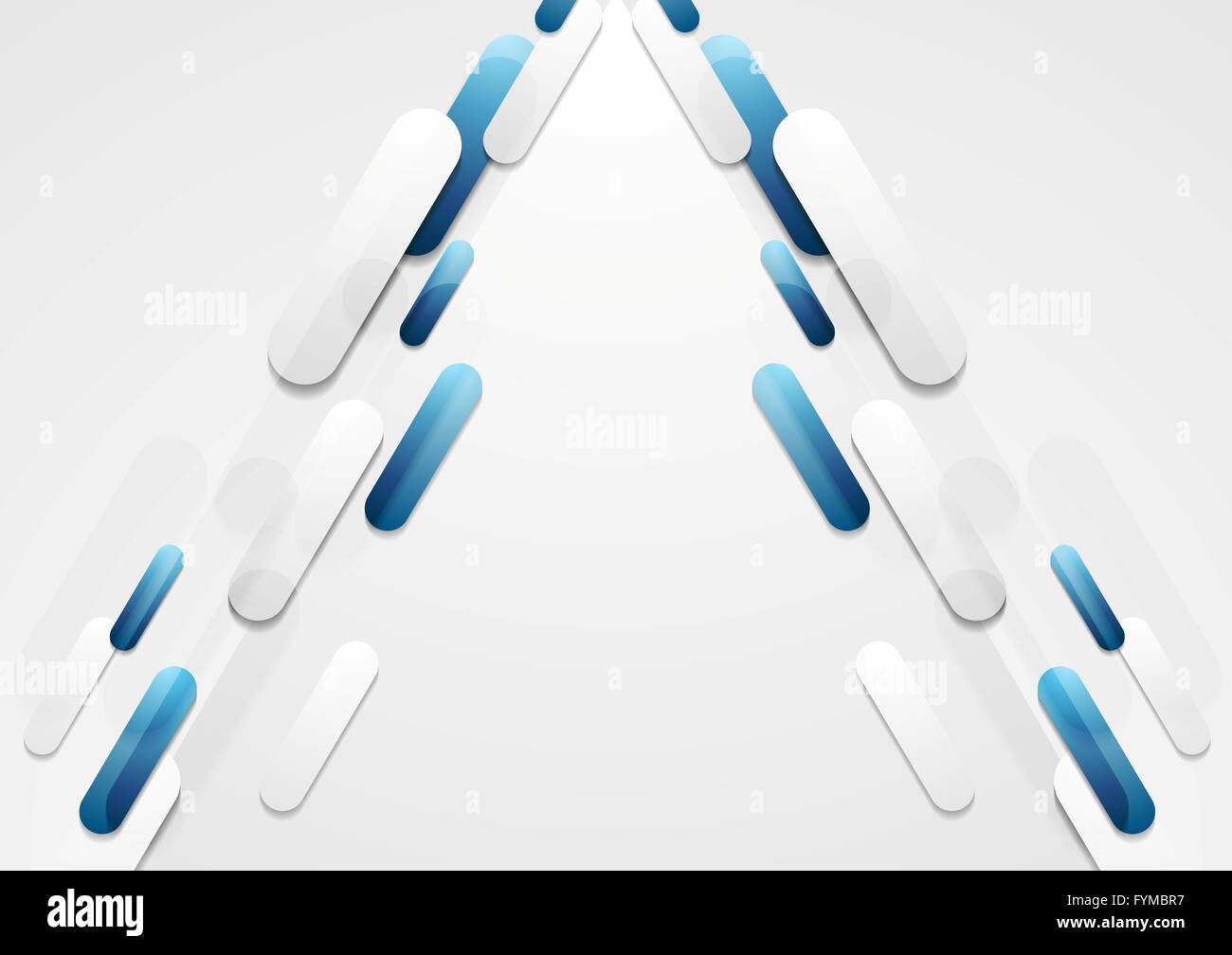 Vector blue grey geometric tech background Stock Photo - Alamy