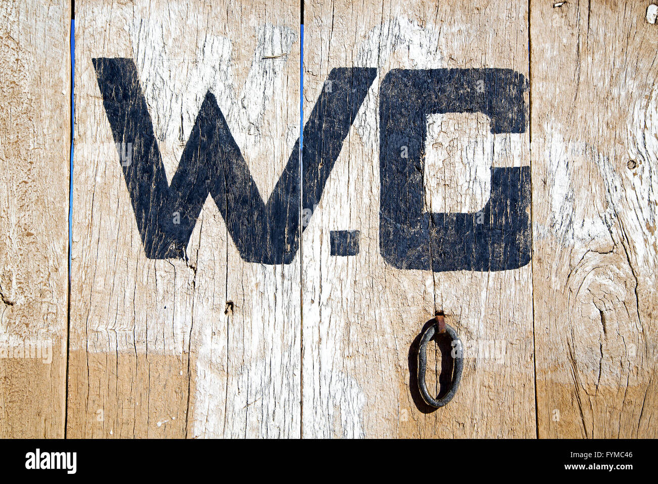 wc door in morocco brown Stock Photo - Alamy
