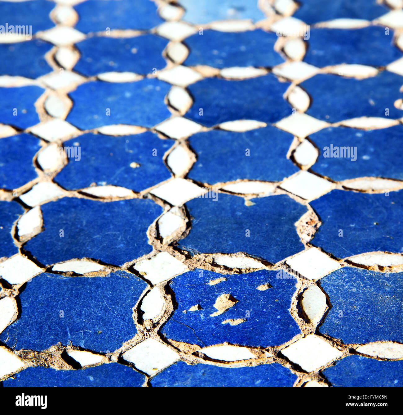 abstract morocco in africa tile the colorated pavement background ...