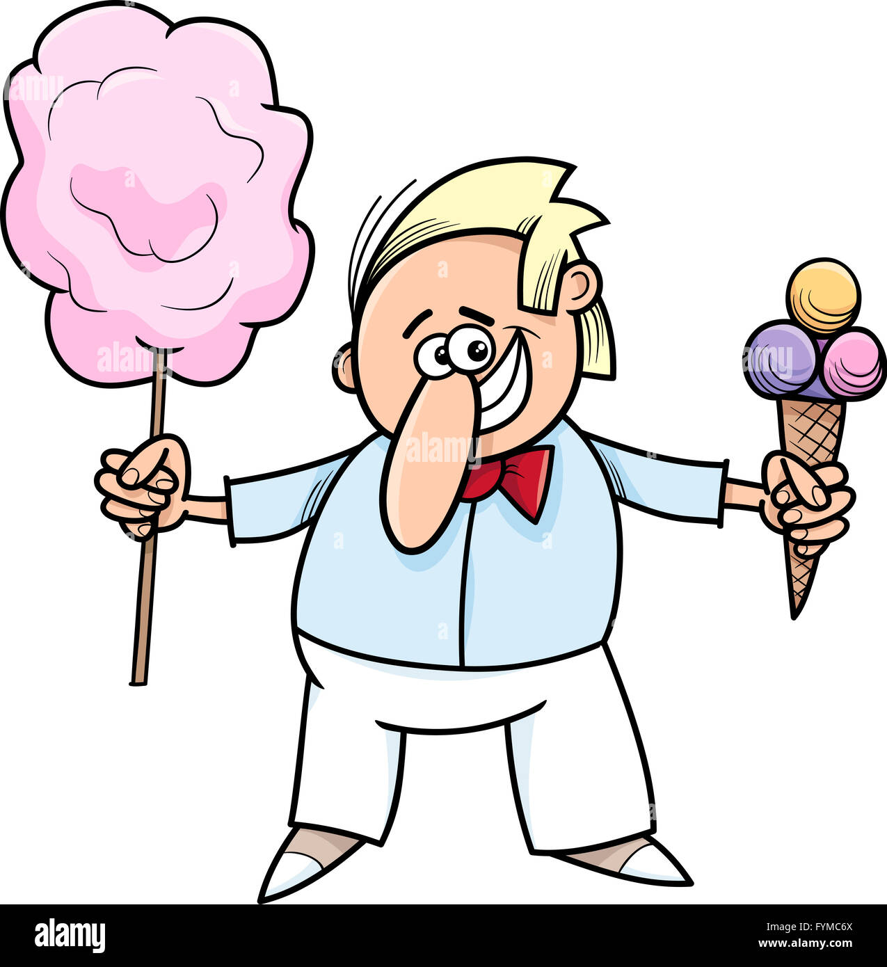 Cartoon candy floss hi-res stock photography and images - Alamy