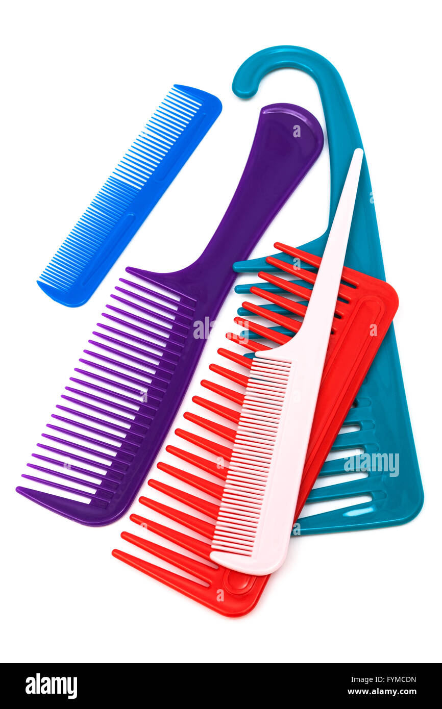 Set of modern comb Stock Photo - Alamy