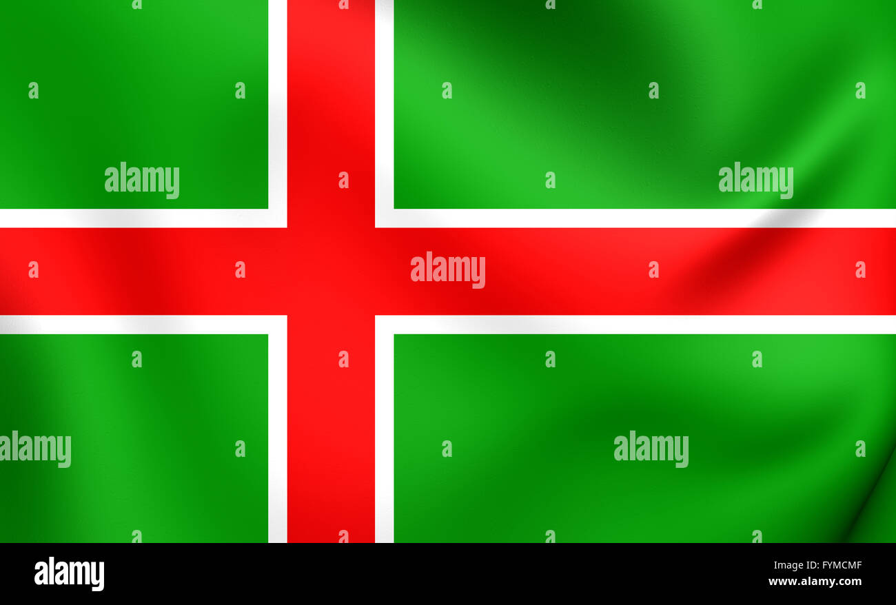 Unofficial Flag of Smaland Stock Photo - Alamy