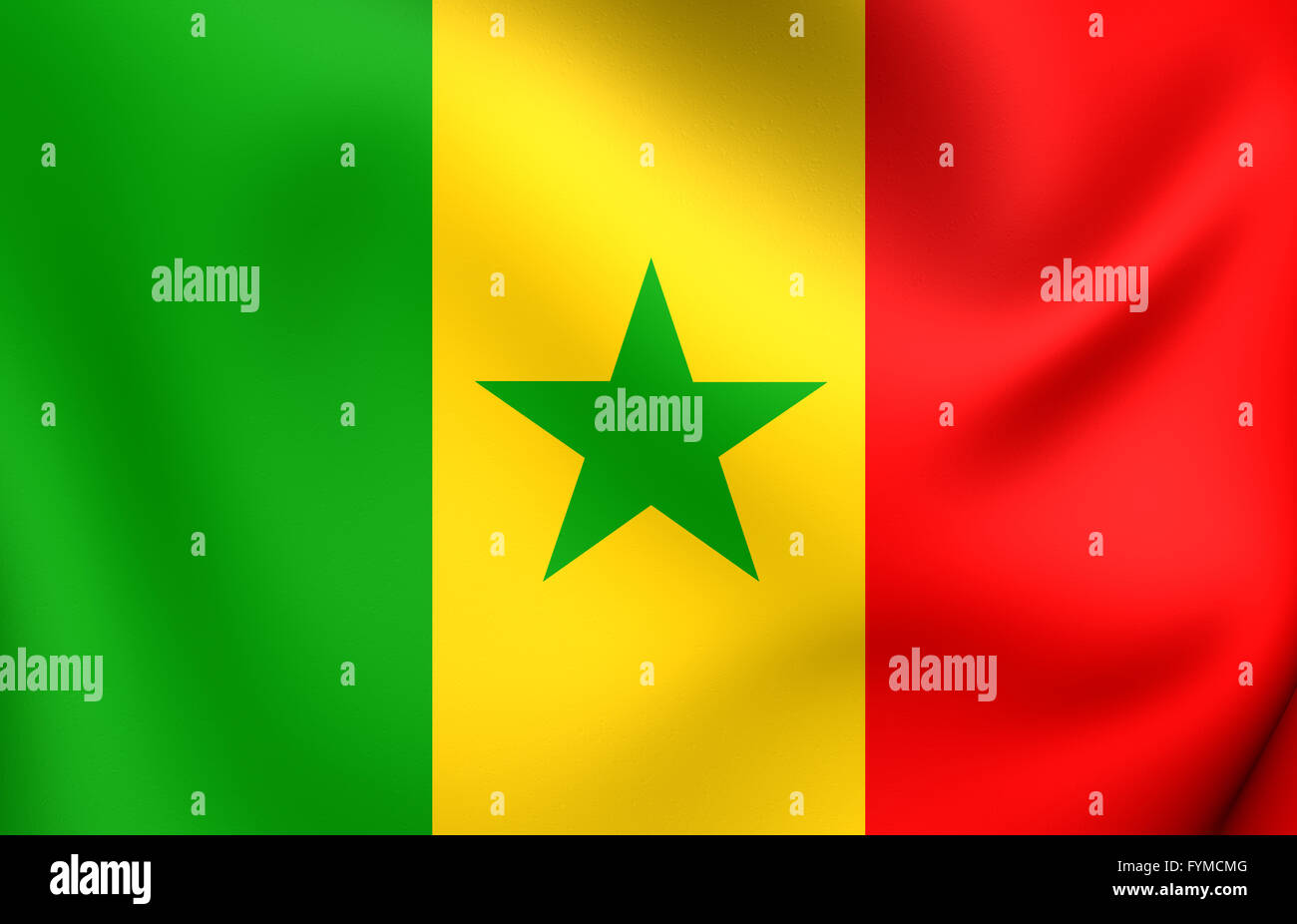 Senegalian flag hi-res stock photography and images - Alamy