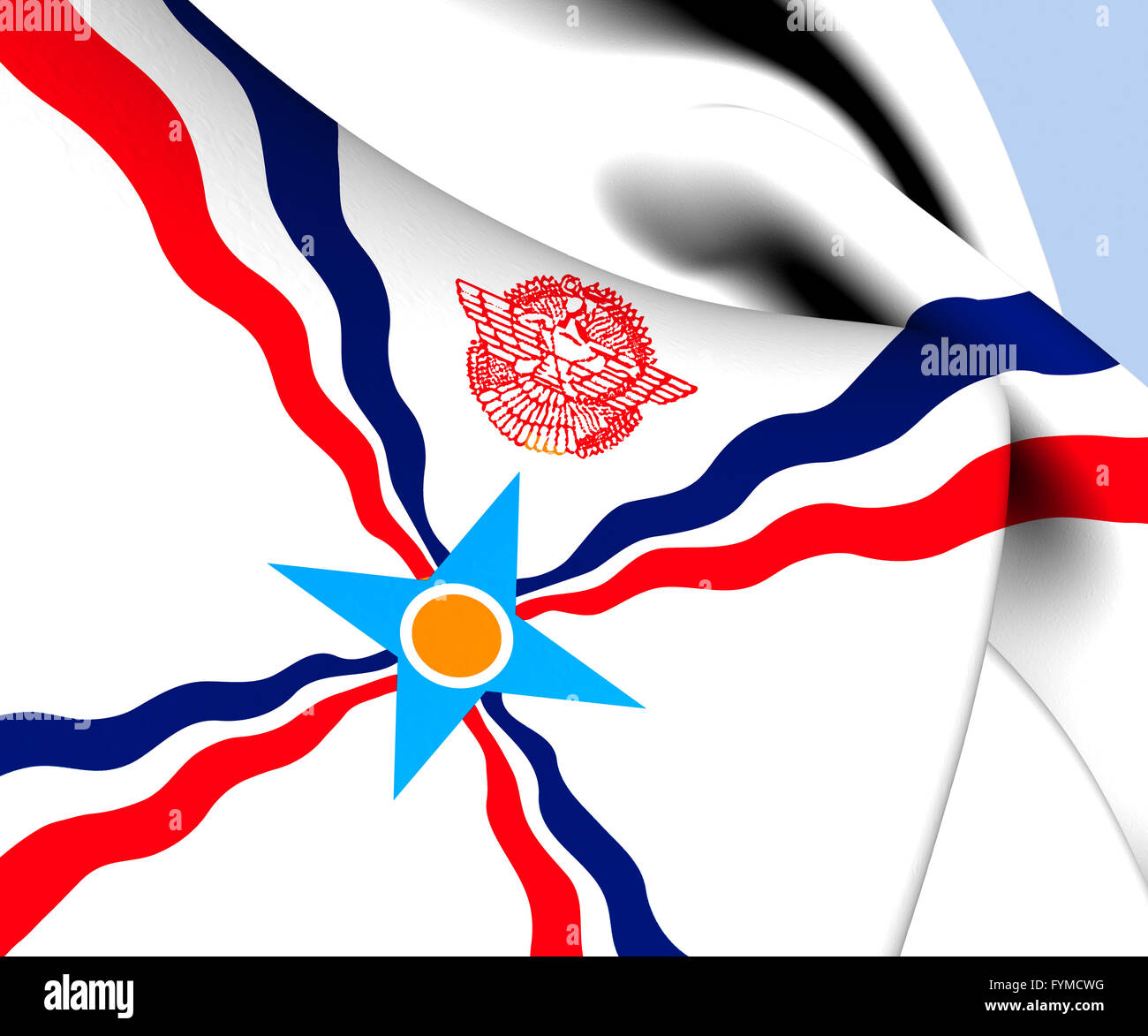 Assyrian flag hi-res stock photography and images - Alamy