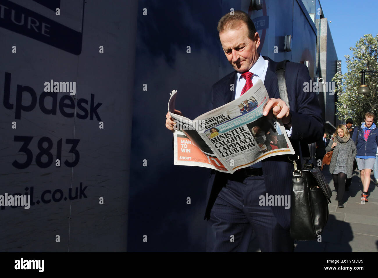 Office worker in The City of London, England, UK Stock Photo - Alamy