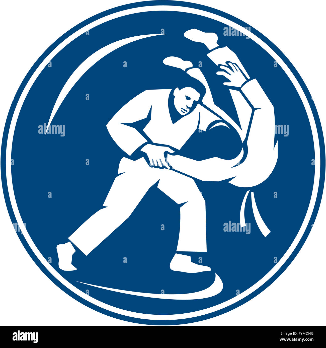Judo pictogram hi-res stock photography and images - Alamy