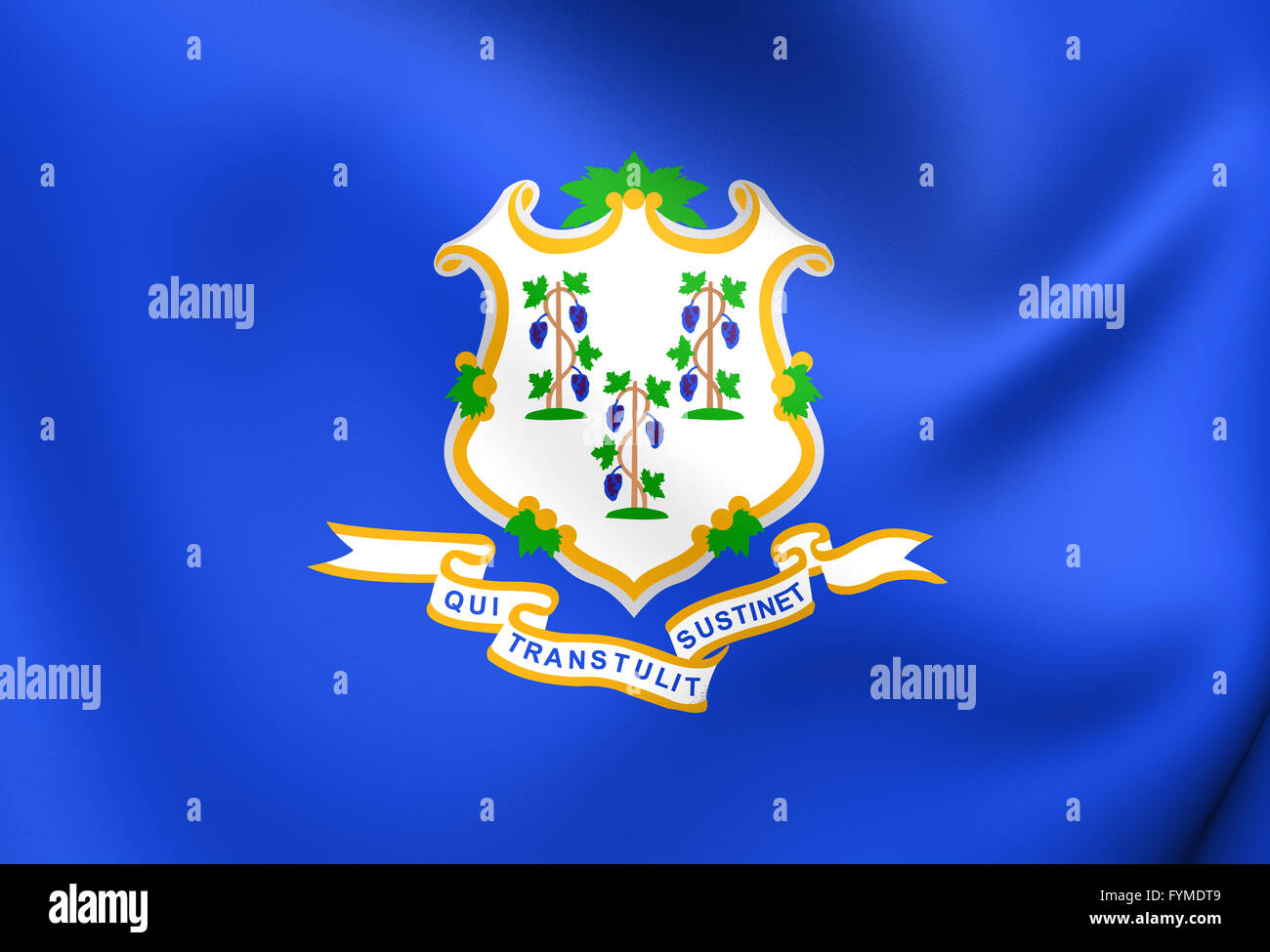 Flag of Connecticut Stock Photo - Alamy