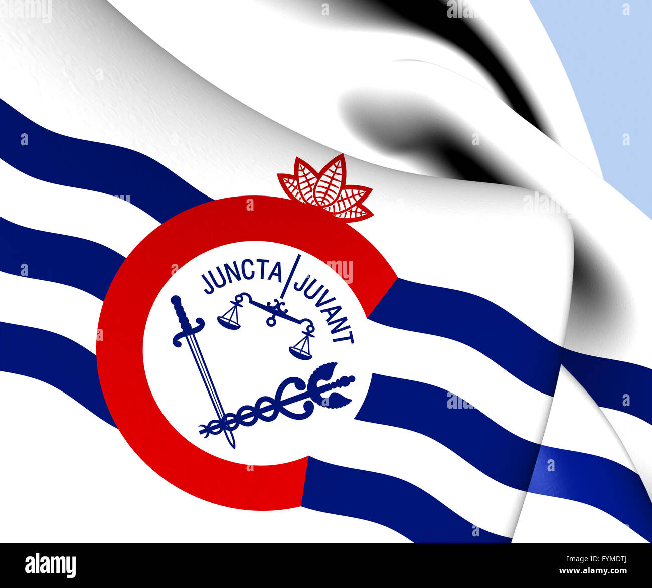 Flag of Cincinnati Stock Photo - Alamy