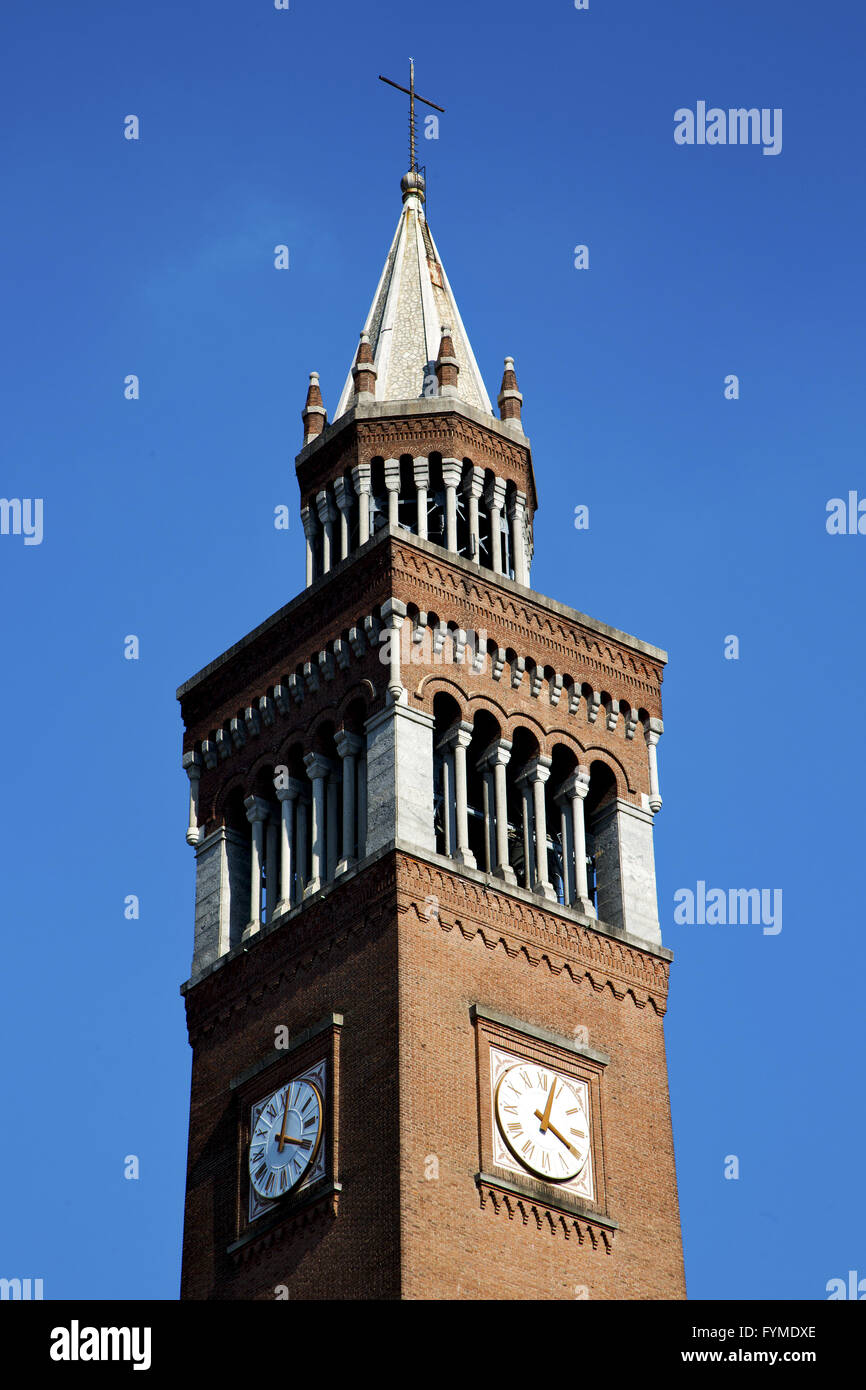 castellanza old t in italy the bell sunny day Stock Photo - Alamy