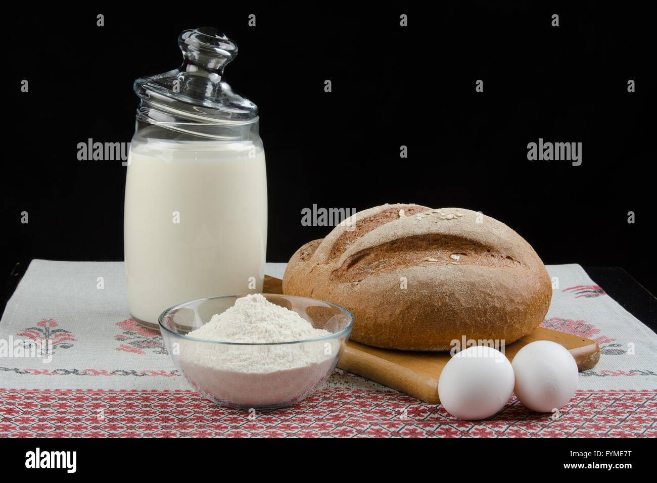 Still life with drying milk sweet straw Stock Photo - Alamy