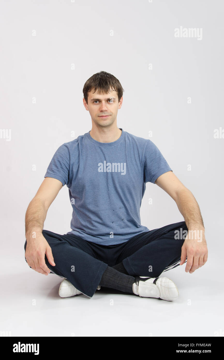 Athlete mentally preparing for training Stock Photo - Alamy