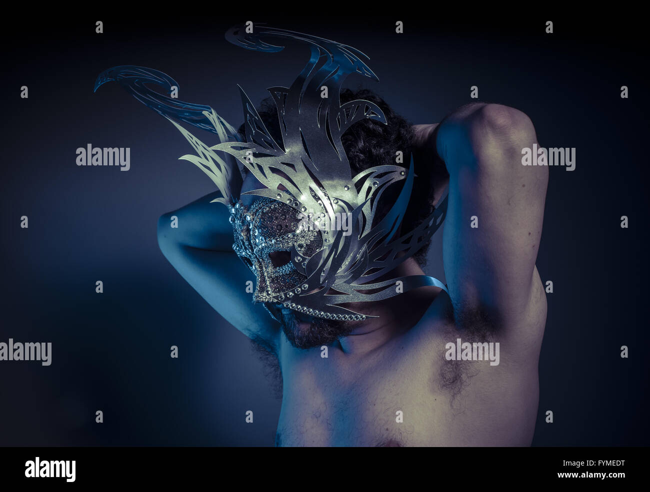 Halloween style face masks hi-res stock photography and images - Alamy